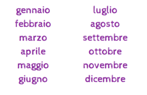 I mesi dell'anno - Learn the months in Italian after making 12 way arancini