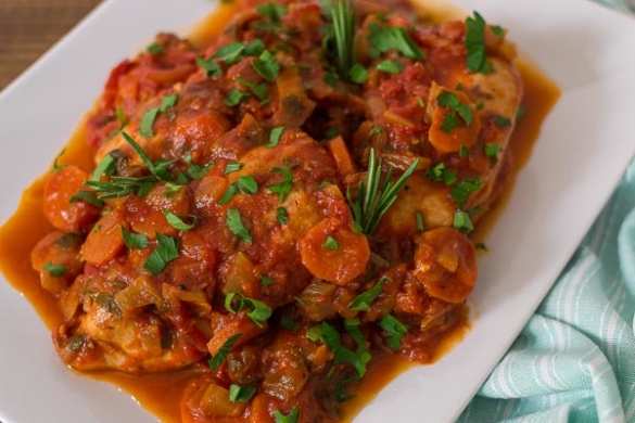 Pollo alla cacciatora - A typical Italian chicken based dish