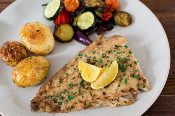 Sole meunière - A classic typical French fish dish with a delicious sauce