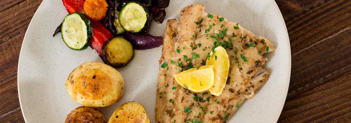 Sole meunière - A classic typical French fish dish with a delicious sauce